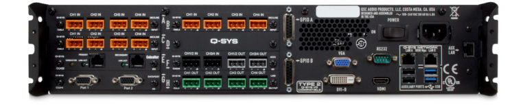 Qsc Q Sys Core 510i Cards American Amplifier And Tv Corp History Experience Solutions